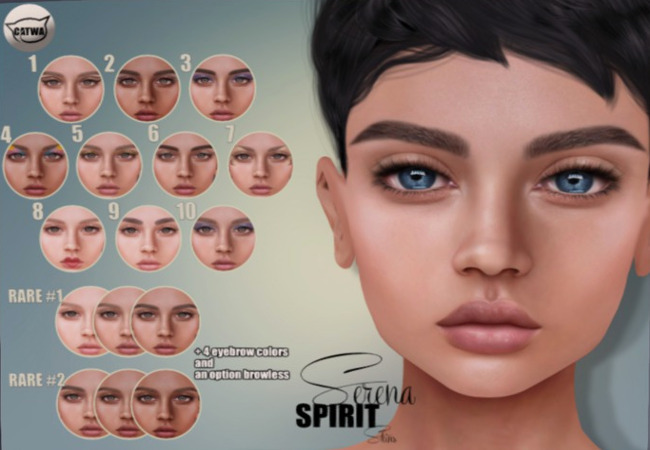 Second Life Marketplace - SPIRIT Skins - Serena skin HUD #8