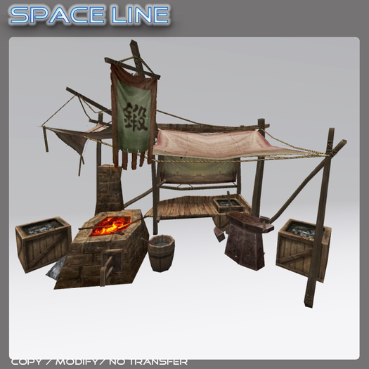 Second Life Marketplace - Old Forge / Blacksmith for decoration ...