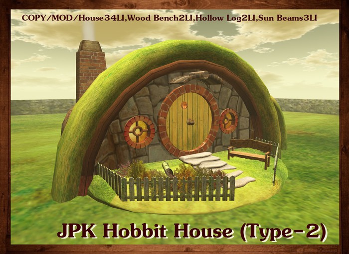 Second Life Marketplace - **JPK Hobbit House (Type-2) BOX