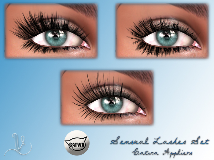 Second Life Marketplace - -Vivienne Braveheart- Sensual Lashes Set [Catwa]