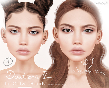 Second Life Marketplace - DeeTaleZ DEMO *Appliers* CATWA Head "Face ...