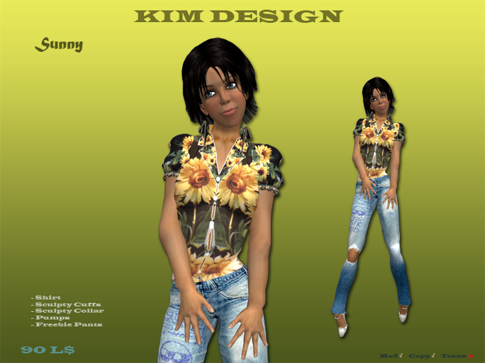 Second Life Marketplace - Kim Design - Sunny