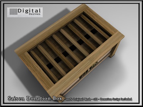 Second Life Marketplace - .::DD::. Saisen Donation Box
