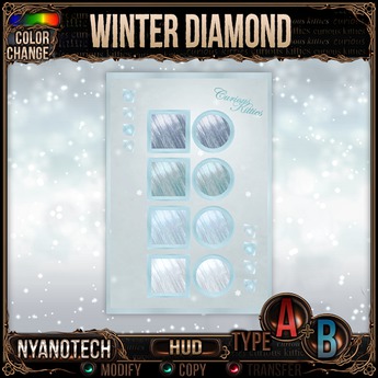 Second Life Marketplace - =^.^= Curious Kitties - Nyanotech HUD [Type A+B] - Winter Diamond