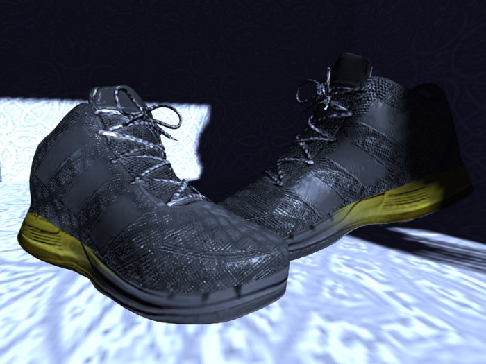 Second Life Marketplace - BB Basketball Shoes alpha black