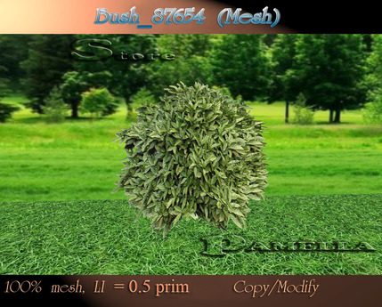 Second Life Marketplace - Bush_87654 (Mesh)