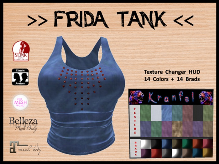 Second Life Marketplace - >> Frida Tank