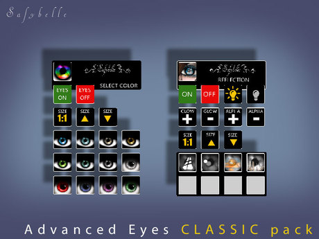 Second Life Marketplace - Advanced Eyes - Classic Pack - multi options ...