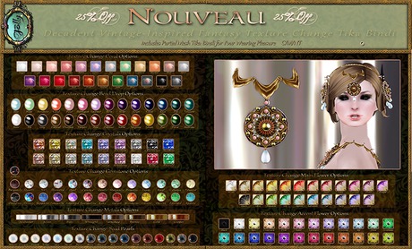 Second Life Marketplace - Head Jewelry - Forehead Decoration - Fantasy ...