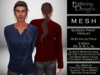 Second Life Marketplace - *ED HUD Value Pack Men's Mesh Screen Print ...