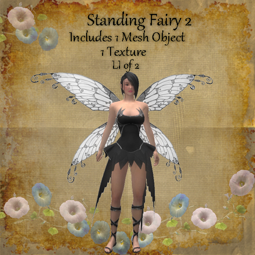Second Life Marketplace - Bad Katz Standing Fairy 2