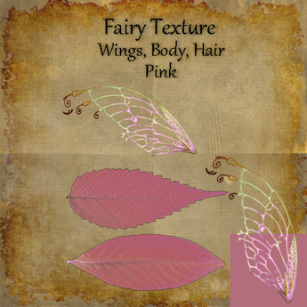 Second Life Marketplace - Bad Katz Fairy Texture Pink