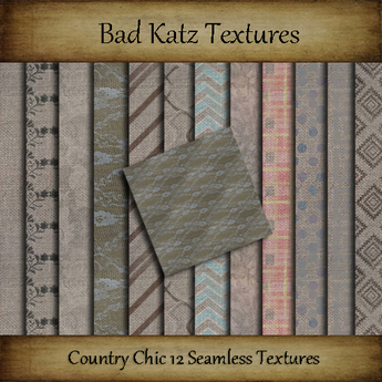 Second Life Marketplace - Bad Katz Country Chic Burlap Textures