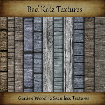 Second Life Marketplace - Bad Katz Garden Wood Textures