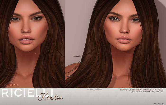 Second Life Marketplace - R.icielli - KENDRA Promo Shape for Simone ...