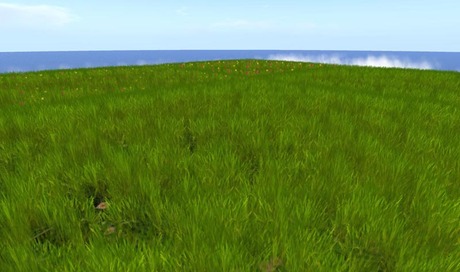 Second Life Marketplace - One prim sculpted grass field COPY