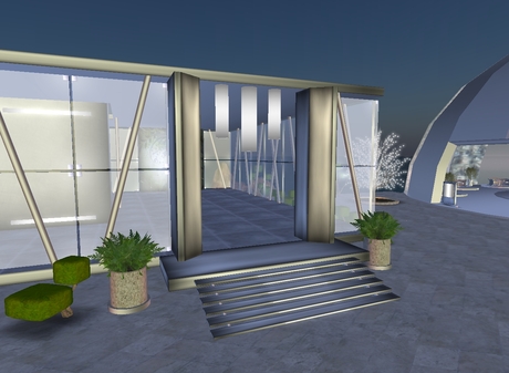 Second Life Marketplace - C&D Designs - "Zendo" Art Gallery Build (Prefab)