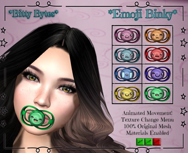 Second Life Marketplace - *BB* Emoji Binky