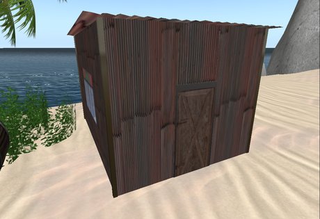 Second Life Marketplace - [PB&J] Small Tin Roof Shack (mod version ...