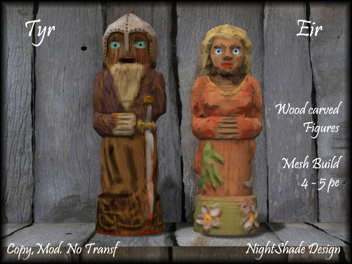 Second Life Marketplace - Figures of Tyr and Eir