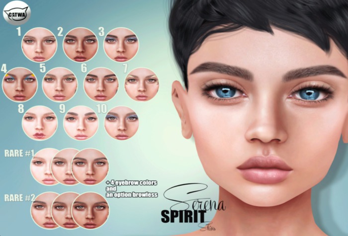 Second Life Marketplace - SPIRIT Skins - Serena skin HUD #3