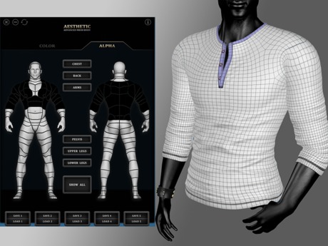 Second Life Marketplace - CLBlue-Button Shirts