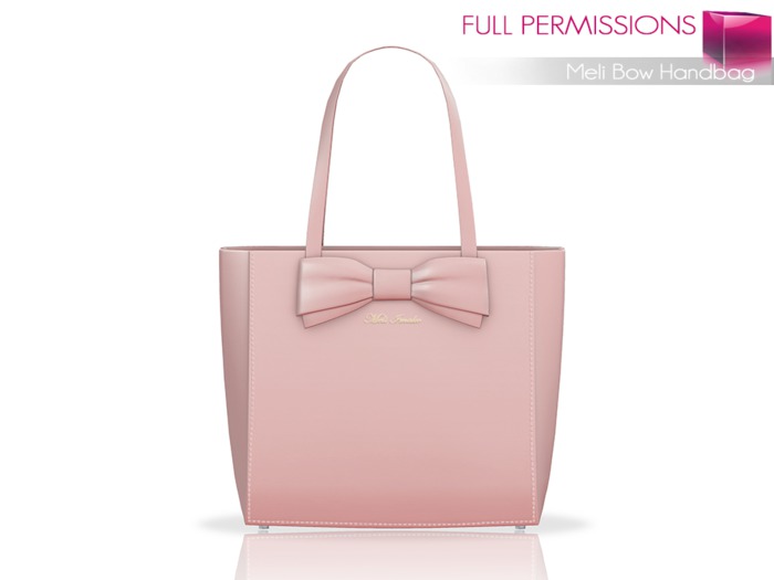 Second Life Marketplace - Full Perm Bow Handbag With 2 Holding Pose