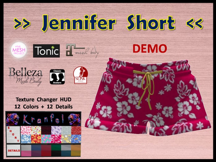 Second Life Marketplace - >> DEMO Jennifer Short