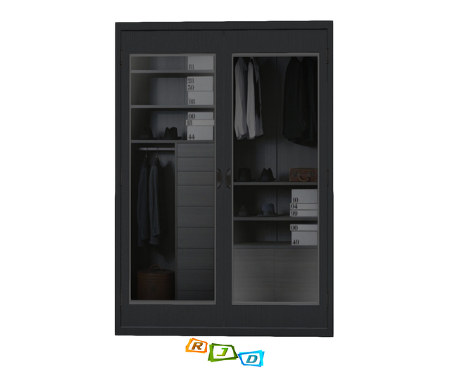 Grey gents wardrobe store