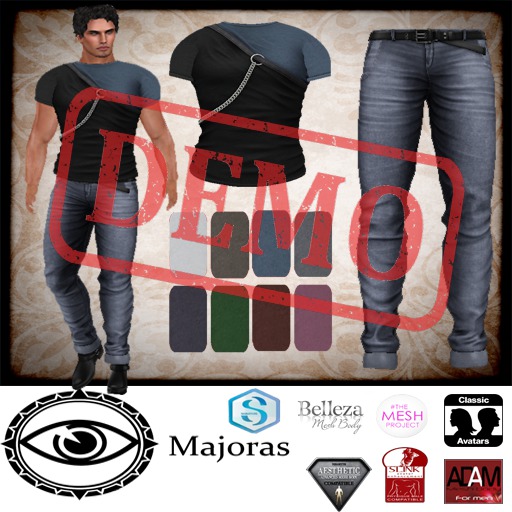 Second Life Marketplace - Majoras Eric Outfit Demo