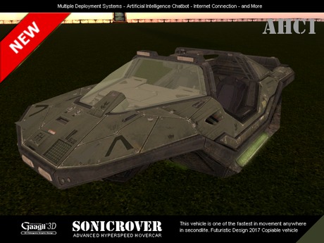 Second Life Marketplace - Gaagii - SonicRover - AHC2 - Hover Vehicle3D