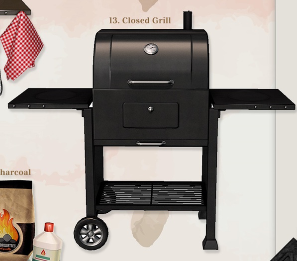 Second Life Marketplace - Tres Blah - Summer Fete - Closed Grill