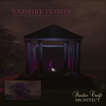 Second Life Marketplace - StudioCraft * Greek Vampire Temple 108LI ...
