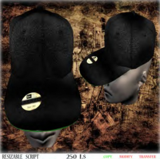 Second Life Marketplace - BALZAC "cap" Black