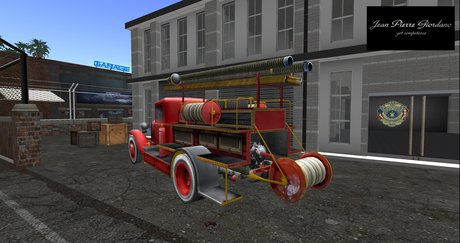 Second Life Marketplace - GAZ fire engine car