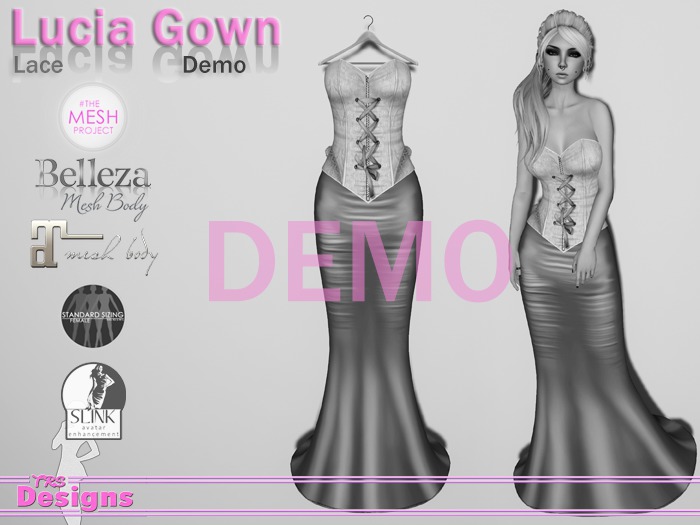 Second Life Marketplace Lucia Demo Lace
