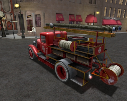 Second Life Marketplace - G&D MOTORS Fire Truck 1920