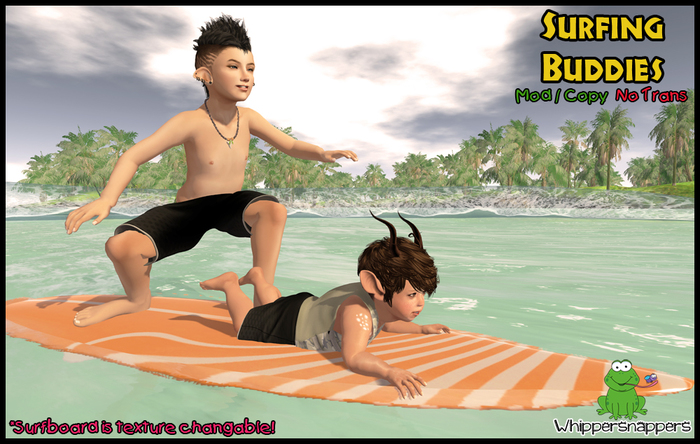 Second Life Marketplace - ! Whippersnappers ! - Surfing buddies
