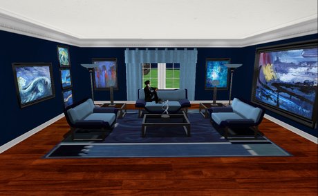 Second Life Marketplace - Contemporary Living Room Furniture w/Color ...