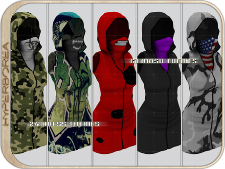 Second Life Marketplace - [H] Urban Hooded Dress
