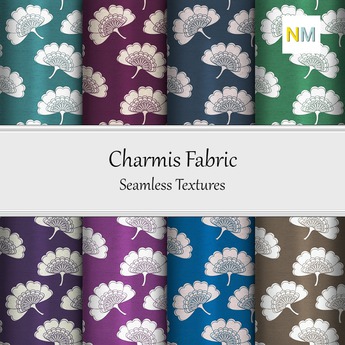 Second Life Marketplace - Charmis Fantasy Floral Fabric Textures NM