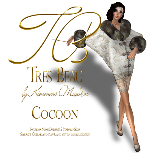 Second Life Marketplace - Tres Beau "Cocoon" Creme BOXED