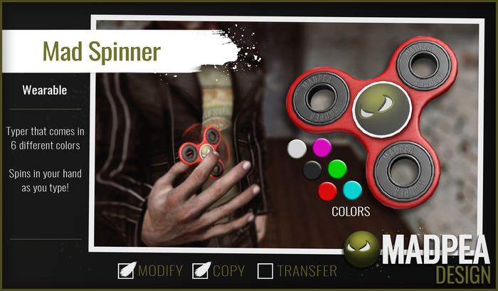 Second Life Marketplace - MadPea Mad Spinner