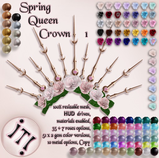 Second Life Marketplace - !IT! - Spring Queen Crown 1