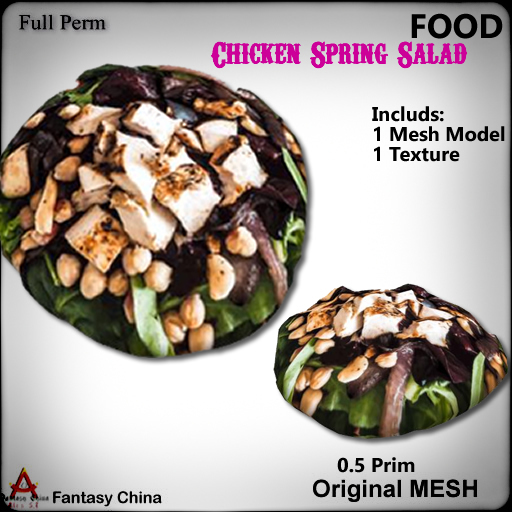 Second Life Marketplace - FC- Full Perm Mesh Chicken Spring Salad