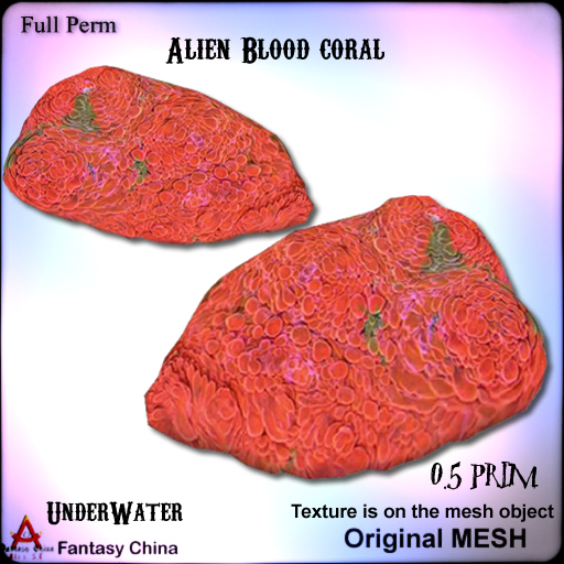 Second Life Marketplace - FC- Full Perm Mesh Alien Blood coral