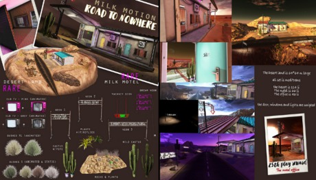 Second Life Marketplace - (Milk Motion) Road to nowhere - old tv grey