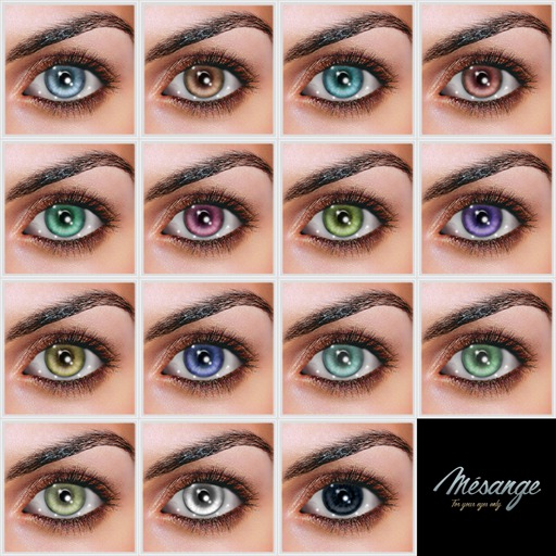 Second Life Marketplace - MESANGE - Blue Jean Eyes BEAUTY PACK