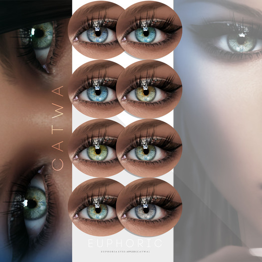 Second Life Marketplace - euphoric ~Euphoria Eyes Applier~[Catwa]Demo