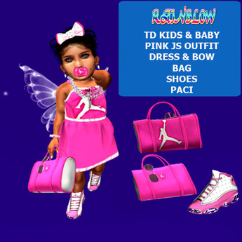 Second Life Marketplace - PINK JS Dress outfit